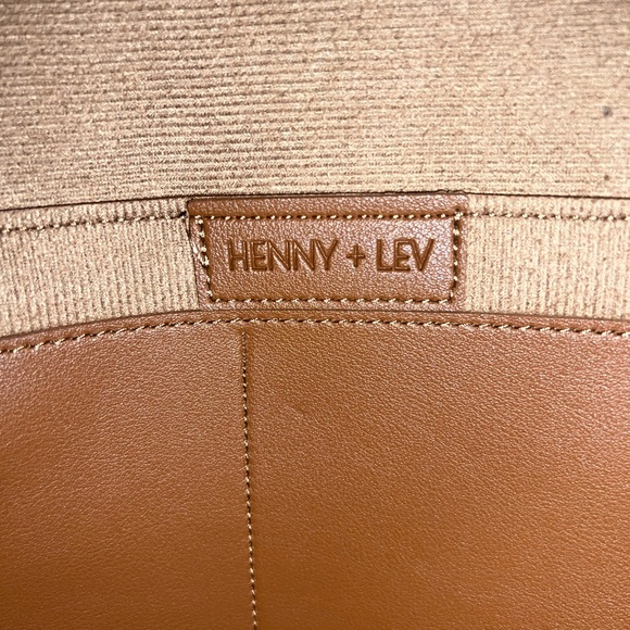 Henny + Lev | Bags | Henny Lev Vegan Leather Everyday Tote Purse Bag With Long Strap Tan | Poshmark